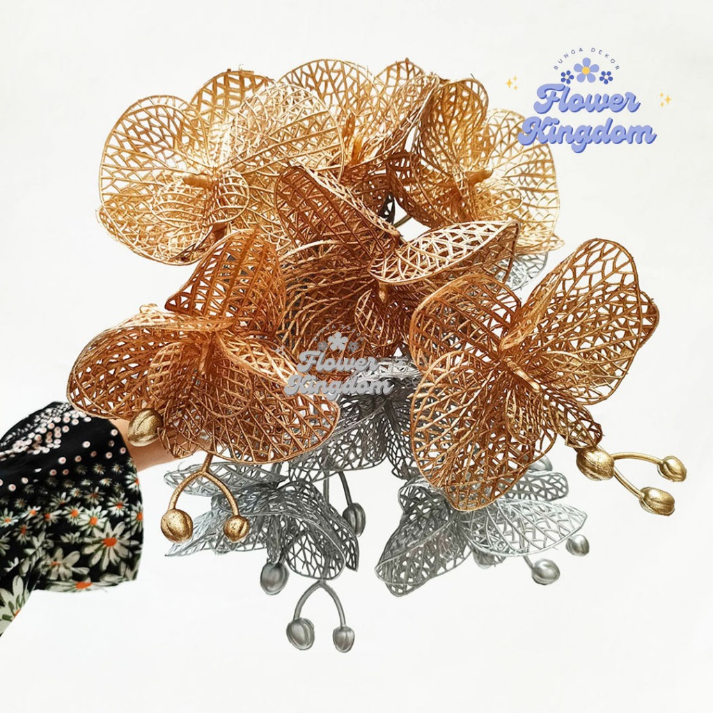 Jual Orchids K3 Bunga Anggrek Eid Mubarak Dekorasi Ramadhan Idul Fitri ...