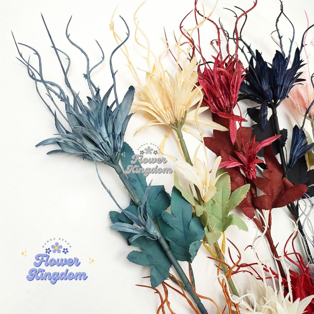 Jual Artificial Flower Cleome Flower Bunga Palsu Plastik Hias Dekorasi ...