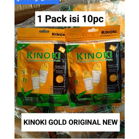 Jual HARGA GROSIR - Kinoki Gold Detox Kaki Original New Packing 1 ...