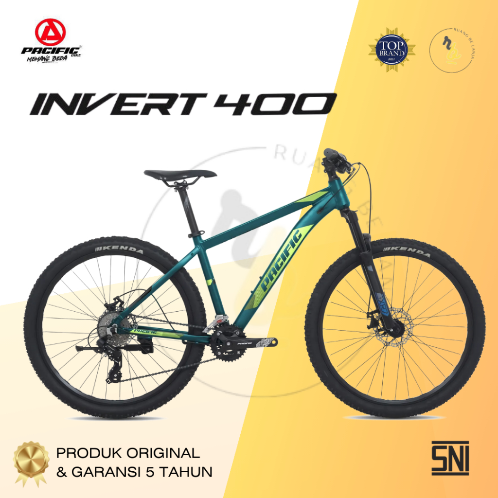 Jual Sepeda MTB PACIFIC 27.5 INVERT 400 ALLOY FRAME (2X8 SPEED ...