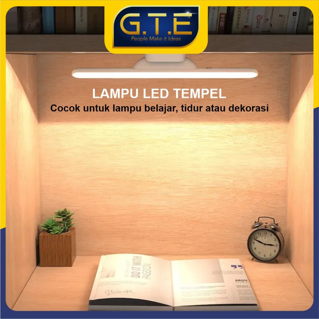 Jual GTE | Lampu Belajar Tempel LED Emergency Baterai Rechargable ...