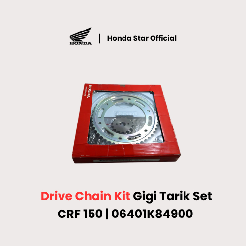 Jual CRF 150L / 150 L - Honda ORI Drive Chain Kit Rantai Gear / Gigi ...
