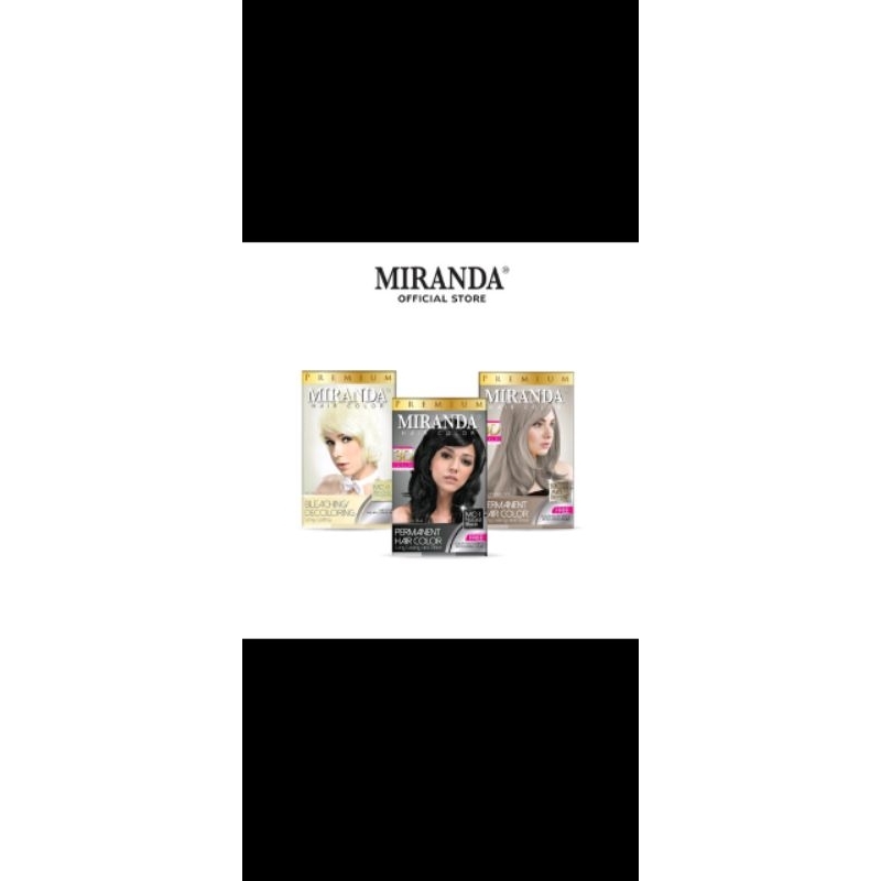 Jual Miranda Premium Hair Color 30ml / Pewarna Rambut / Cat Rambut ...