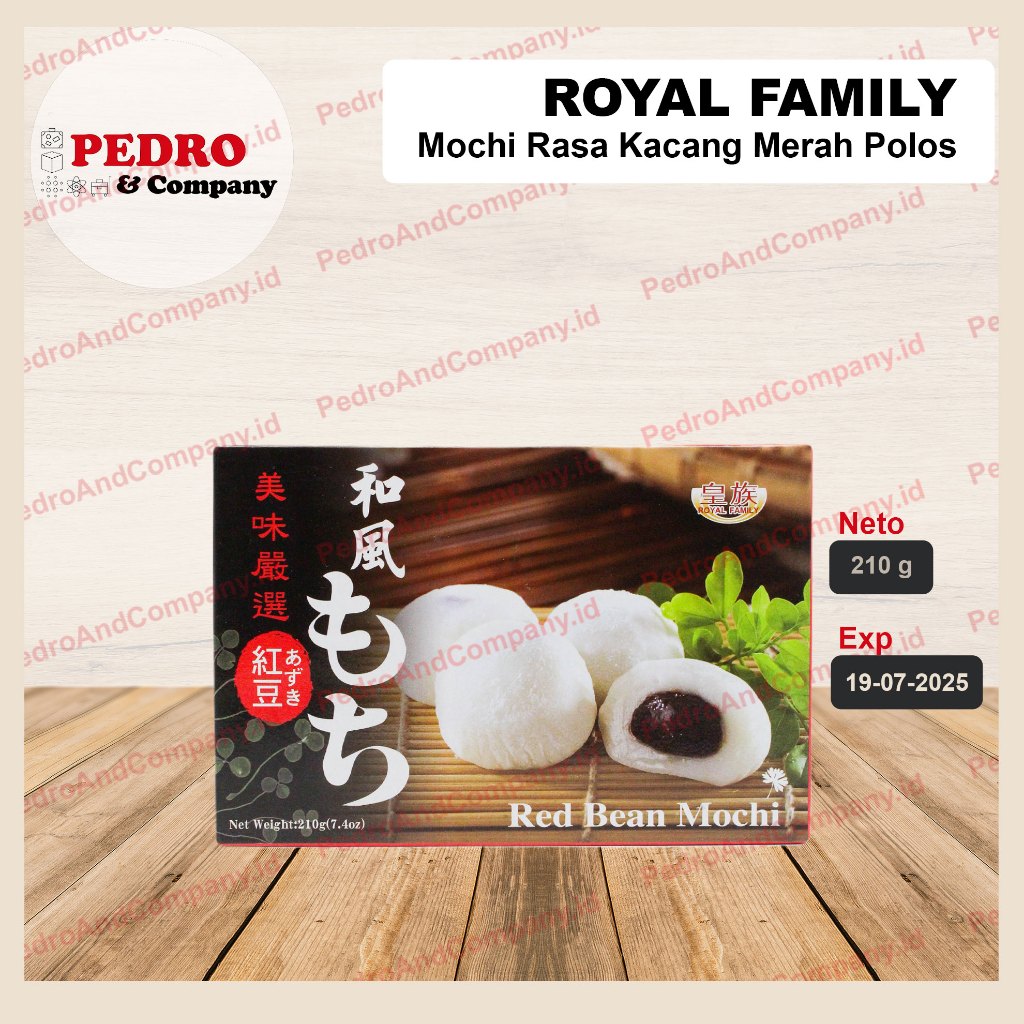 Jual Royal Family - Red bean mochi/ moci kacang merah polos 210 gr moci ...