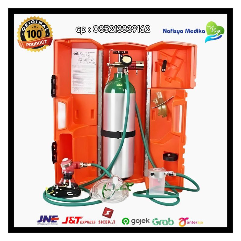 Jual Tabung Oxygen / Lsp portable oxygen resusciator life support product | Shopee Indonesia