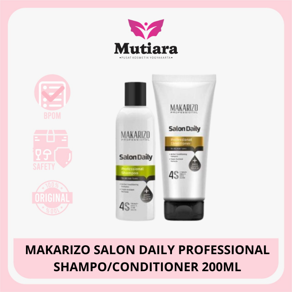 Jual MAKARIZO SALON DAILY PROFESSIONAL SHAMPO/CONDITIONER 200ML ...