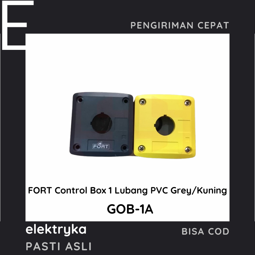 Jual FORT Control Box / Kontrol box 1 lubang PVC/Premium 22mm GOB-1A ...