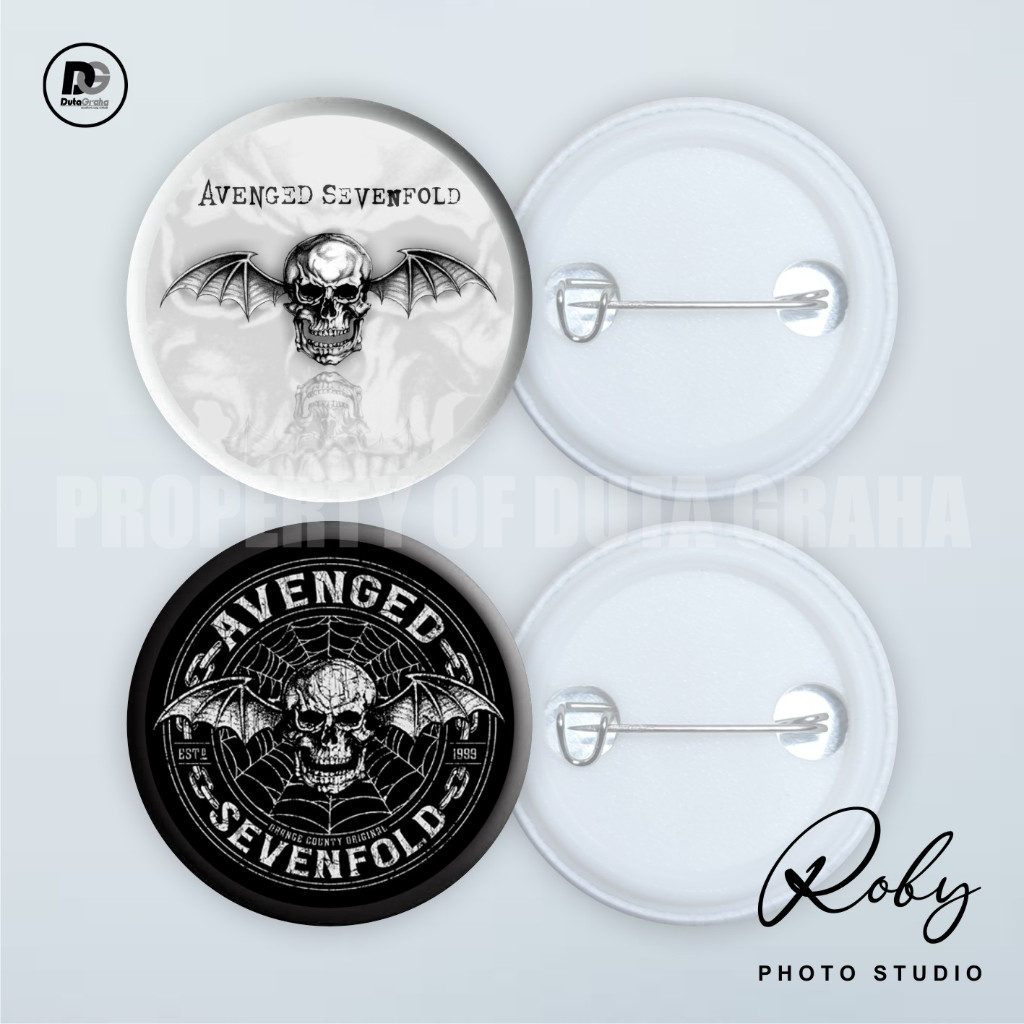 Jual [PIN PRESS] AVENGED SEVENFOLD A7X Pin Bros Aksesoris Souvenir ...