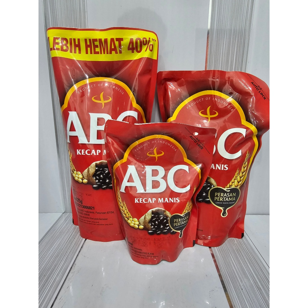 Jual ABC Kecap Manis Refill 825g | 600g | 250g | Shopee Indonesia