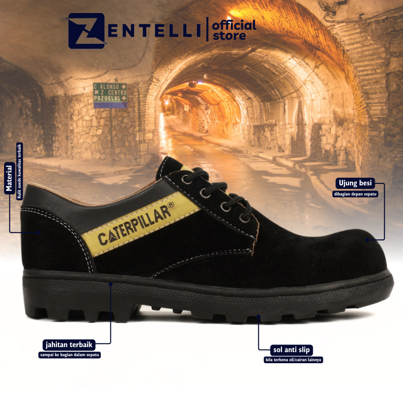 Jual Sepatu Safety Caterpillar - Safety Low Boots - Sepatu Safety Pria ...