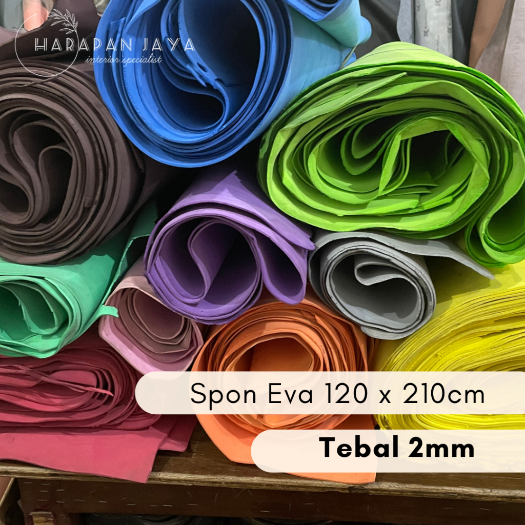 Jual (120cm x 210cm) BUSA ATI / SPON KARET / EVA FOAM WARNA 2MM ...