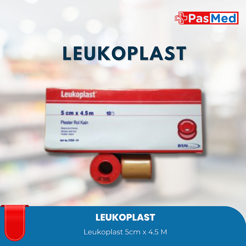 Jual BSN | Leukoplast Plester Kain 5 cm x 4,5 m | Plester Kain Coklat | Shopee Indonesia