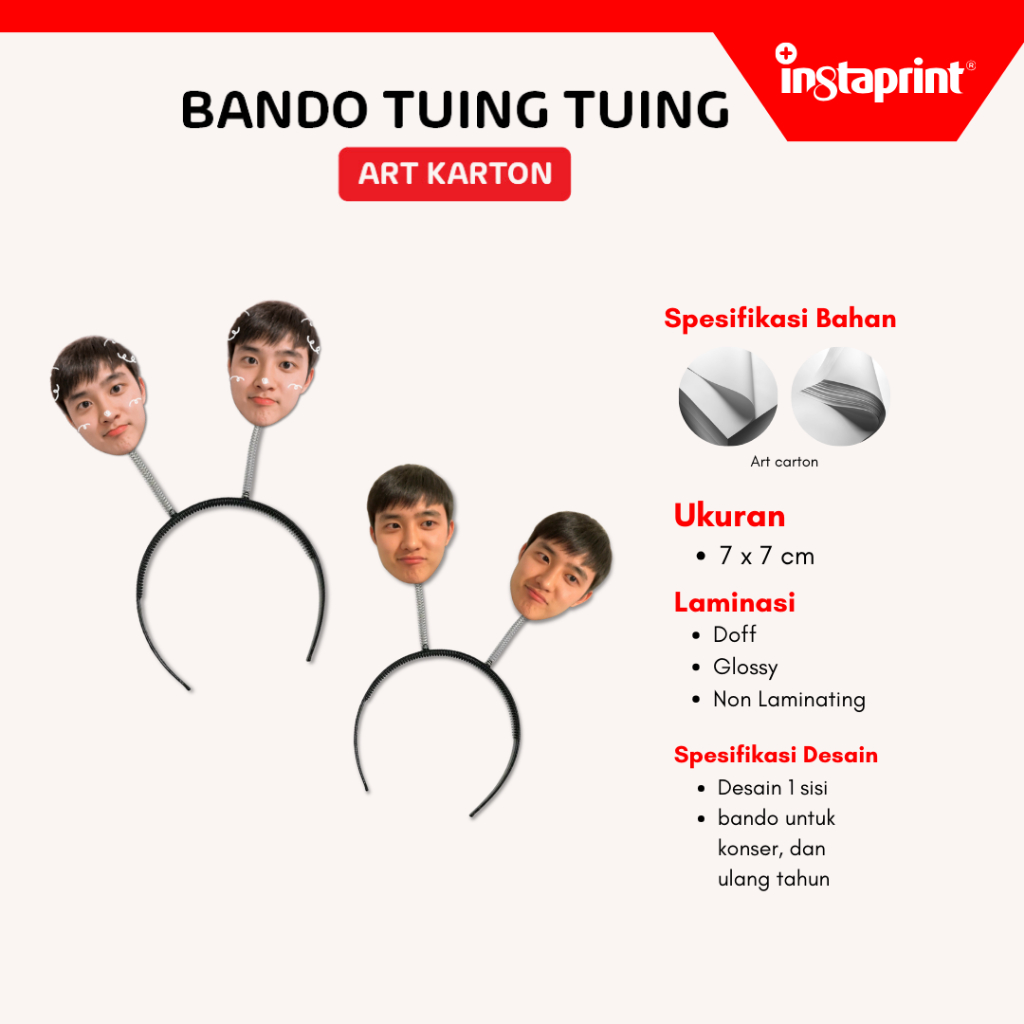 Jual CUSTOM BANDO TUING - TUING | ATRIBUT KONSER, ULANG TAHUN, WISUDA ...