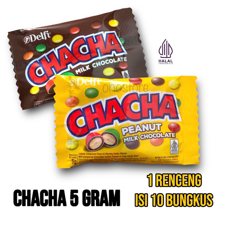 Jual Delfi CHACHA 5 gram Milk Chocolate/Peanut Milk Chocolate | Shopee Indonesia