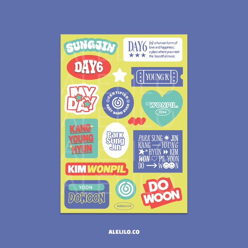 Jual DAY6 STICKER SET | Shopee Indonesia
