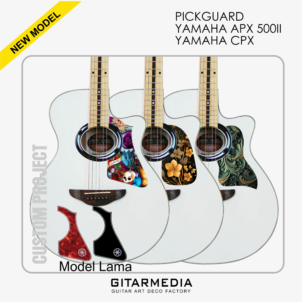 Jual PICKGUARD GITAR AKUSTIK YAMAHA APX 500II PICKGUARD GITAR APX ...