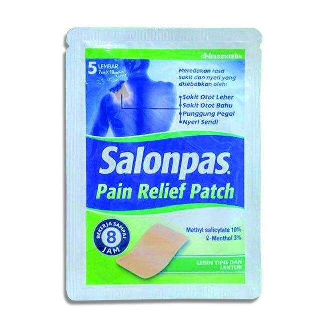 Jual SALONPAS PAIN RELIEF PATCH 5 LEMBAR 1 BOX ISI 8 PCS | Shopee Indonesia