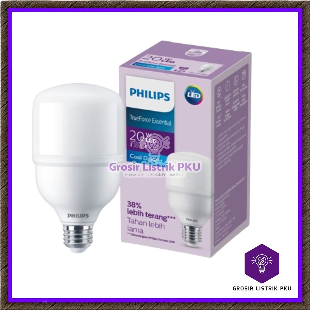 Jual Lampu Philips TForce Essential LED 20W TrueForce Essential LED Capsule 20 W 6500K E27 ...