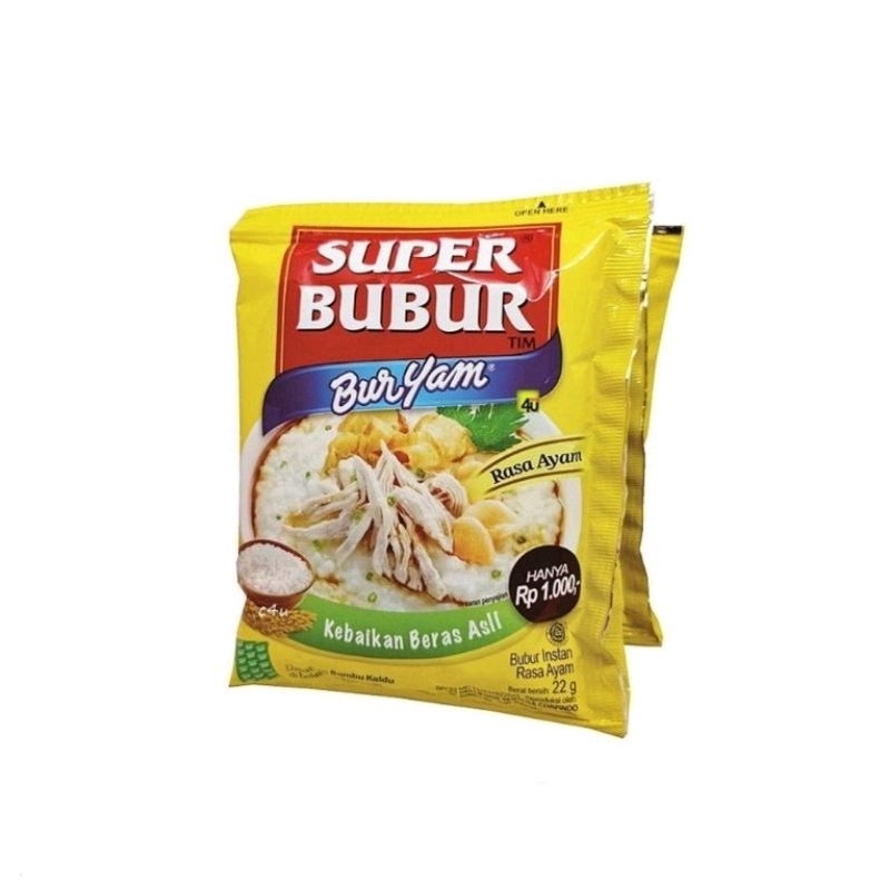 Jual Super bubur buryam sachet 22 gram | Shopee Indonesia