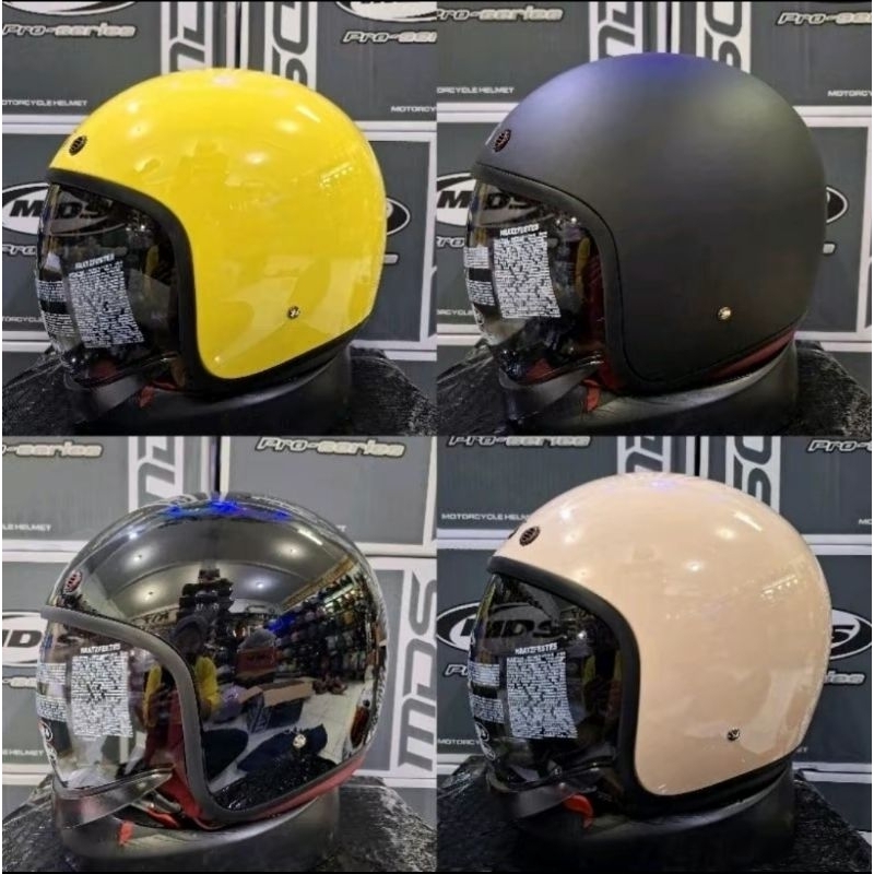 Jual HELM MDS MAGNUM ORIGINAL HELM RETRO PRIA WANITA | Shopee Indonesia