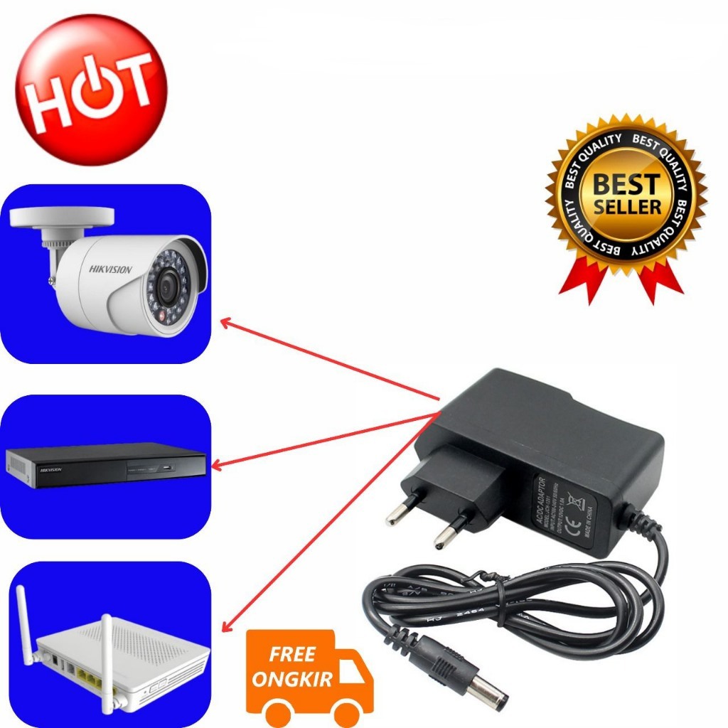 Jual ATA Aceh - ADAPTOR ORIGINAL UNTUK STB ZTE CCTV MODEM ROUTER ...