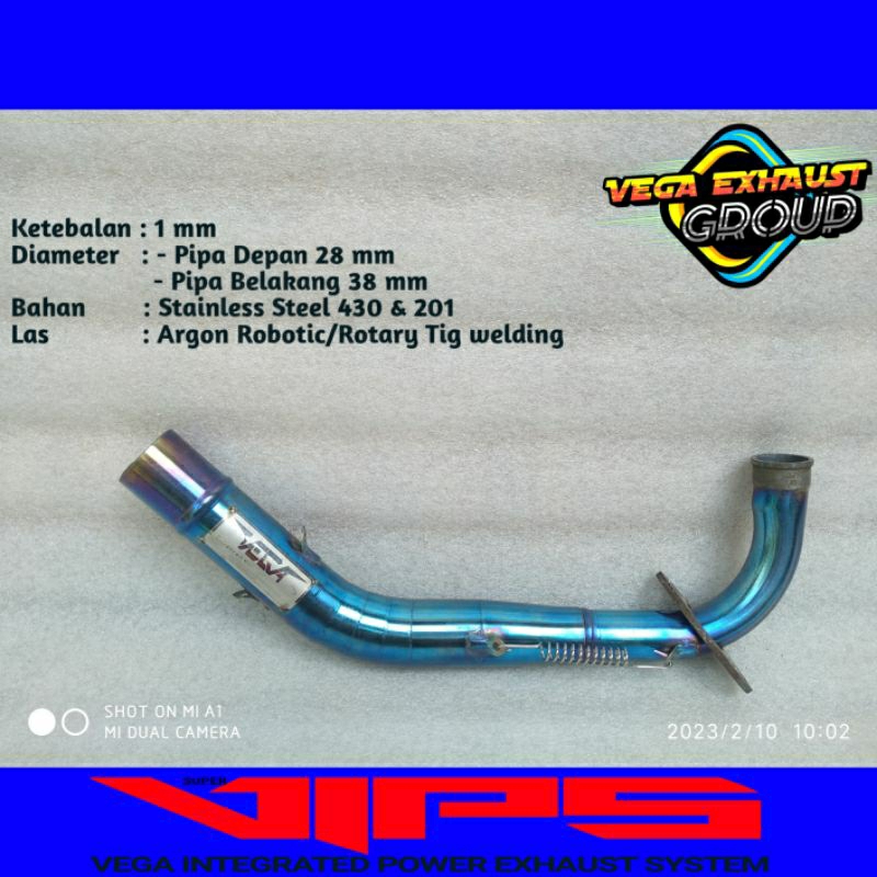 Jual leher knalpot racing inlet 38 YAMAHA MIO GEAR/125/FAZZIO FREE GO ...