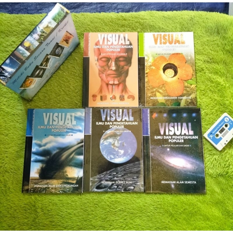 Jual ORIGINAL BUKU 1 SET ISI 5 BUKU VISUAL ILMU DAN PENGETAHUAN POPULER ...