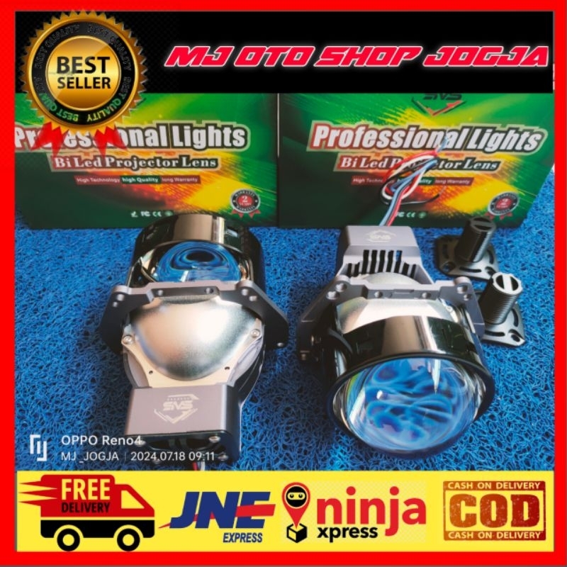 Jual PROMO!!! NEW Biled SMS FALCON EYES Dual Prism 3'' Flat Cut off ...