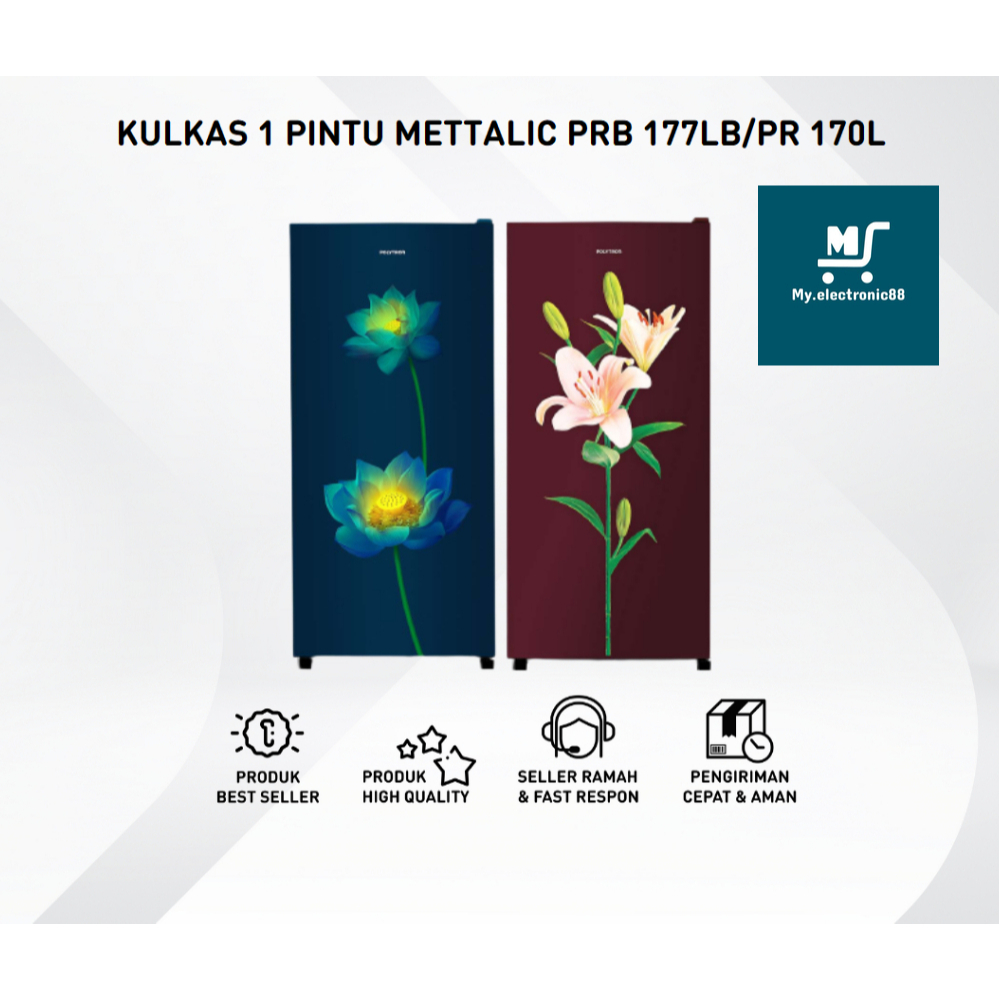 Jual KULKAS POLYTRON 1 PINTU (PRB 177 PR/LB) | Shopee Indonesia