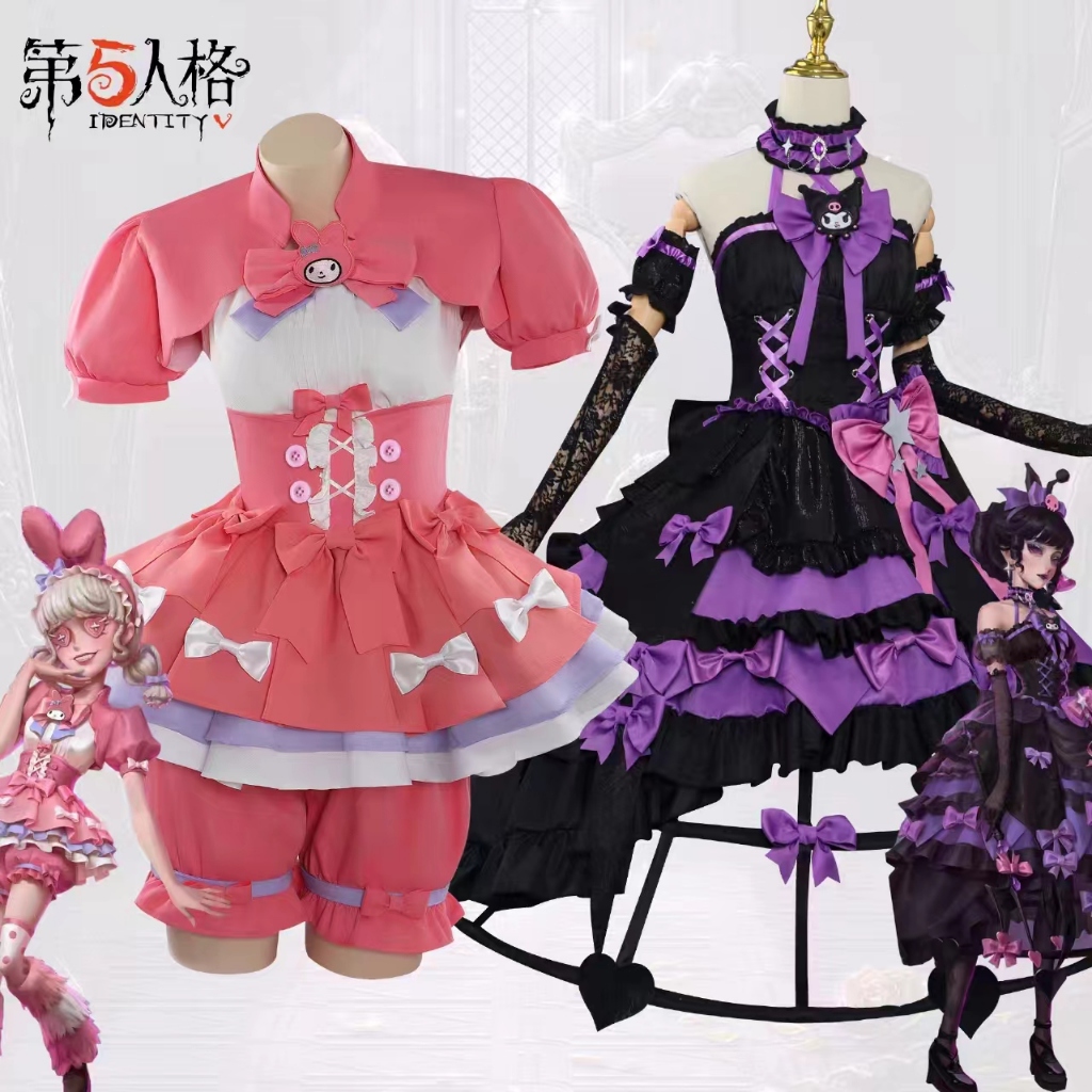 Jual Bloody Queen Kuromi Cheerleader My Melody Cosplay Costume Identity ...