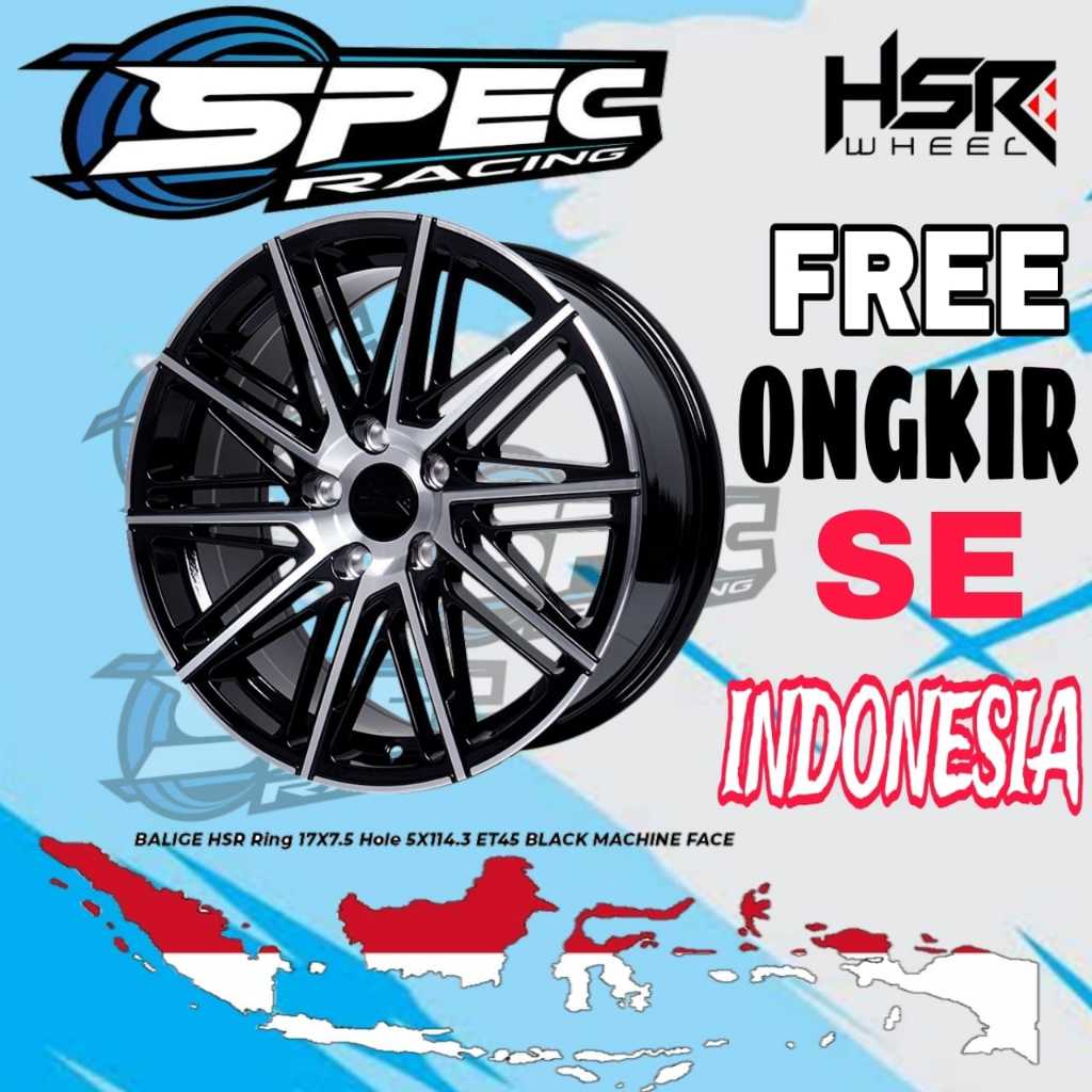 Jual Velg Mobil Racing Hsr Balige Ring 17 Untuk Innova Expander Alphard Vellfire Captiva Lexus ...