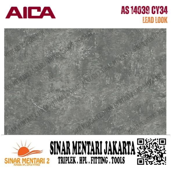 Jual AICA HPL AS 14039 CY34 LEAD WOOD | Shopee Indonesia