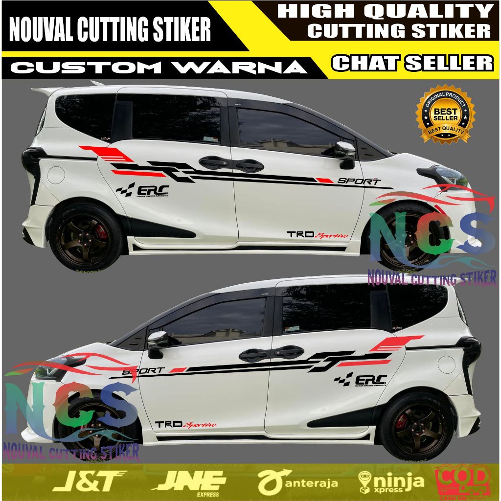 Jual Stiker Lis Body Mobil Terbaru Cutting Stiker Variasi Body Samping ...
