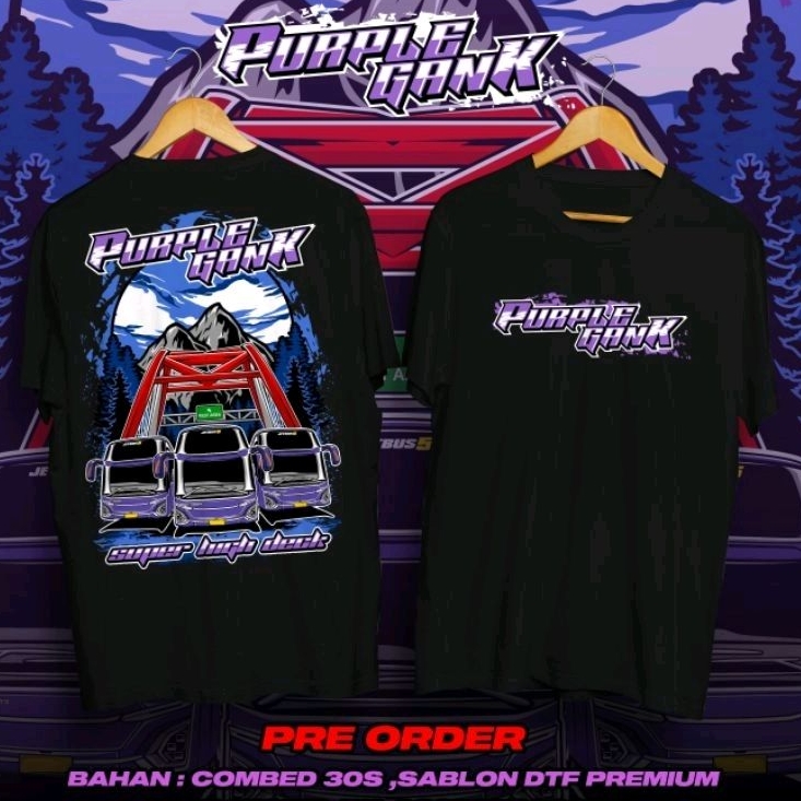 Jual Kaos Bus Purple Gank (phd trans) | Shopee Indonesia