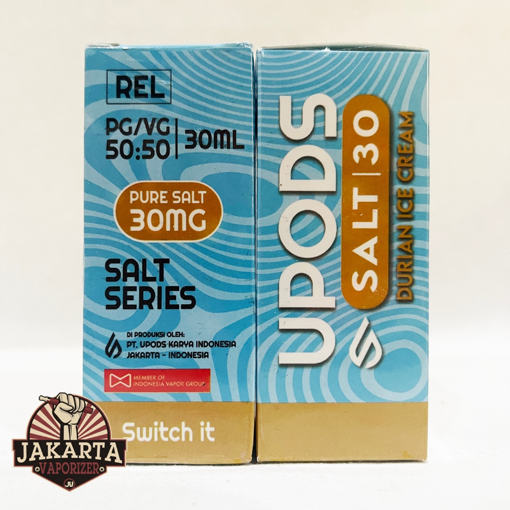 Jual [SALT] UPODS DURIAN ICE CREAM SALTNIC 30ML 30MG BY UPODS | Shopee ...