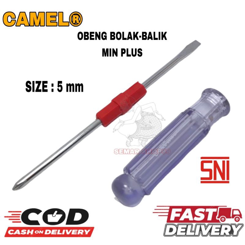 Jual Obeng Plus Min Bolak Balik Lancip Kembang Transparan / Obeng Bolak ...