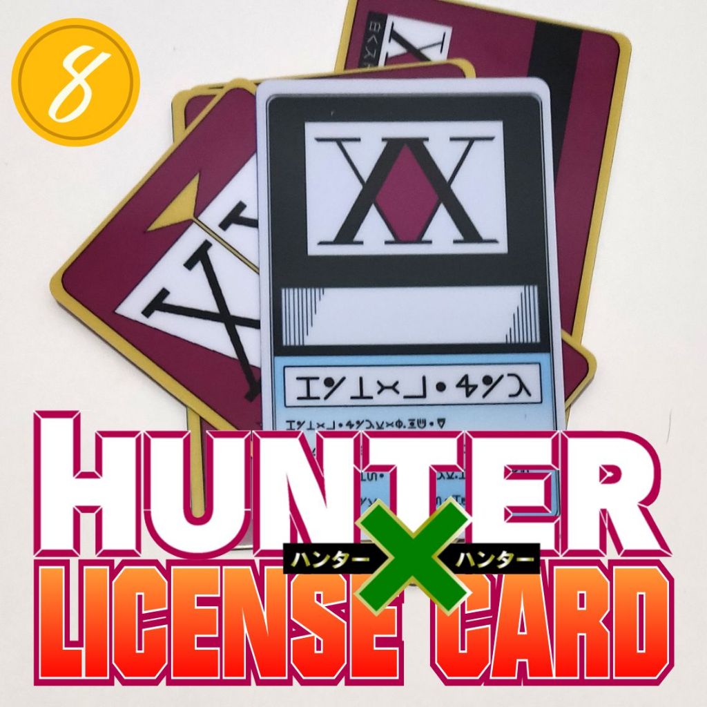 Jual Kartu Lisensi Hunter x Hunter License Card Anime HunterxHunter for ...