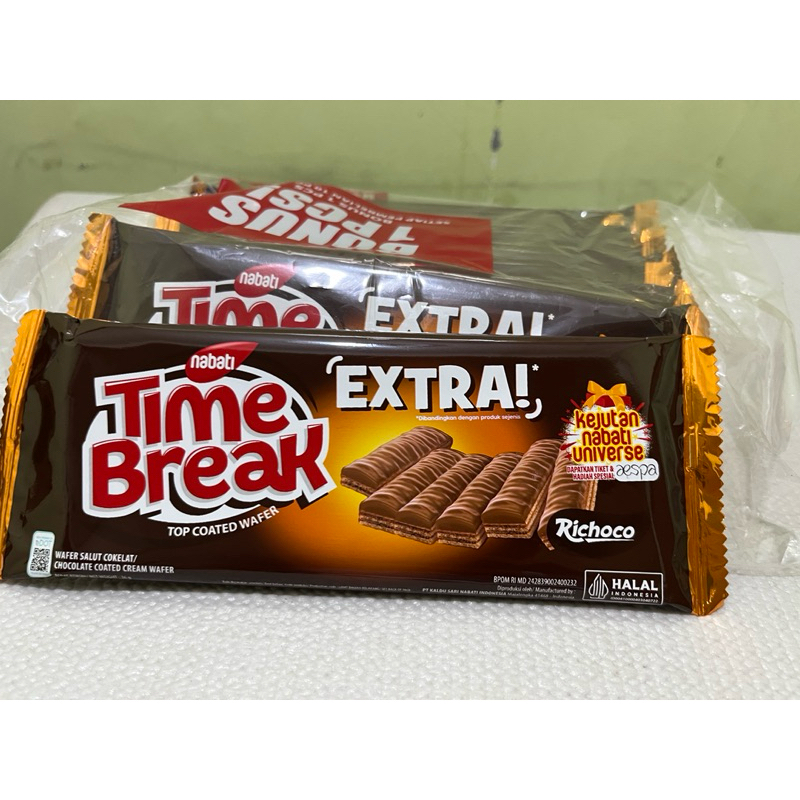 Jual Nabati Time Break Choco Perpak isi 10 Pcs | Shopee Indonesia