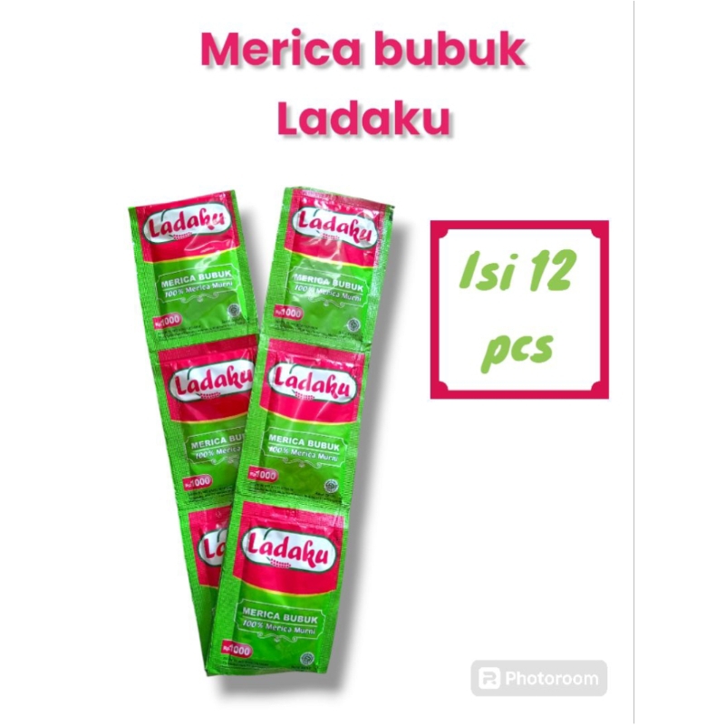 Jual Ladaku Merica bubuk merica murni 12 pcs × 2,5 gr [HARGA 1 RENTENG ...