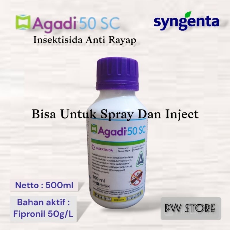 Jual Obat Anti Rayap AGADI 50 SC insektisida Rayap Kayu Tanah 500ml | Shopee Indonesia