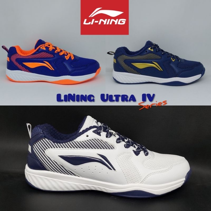 Jual Sepatu Badminton Tenis Meja LiNing ULTRA IV Series (Original ...