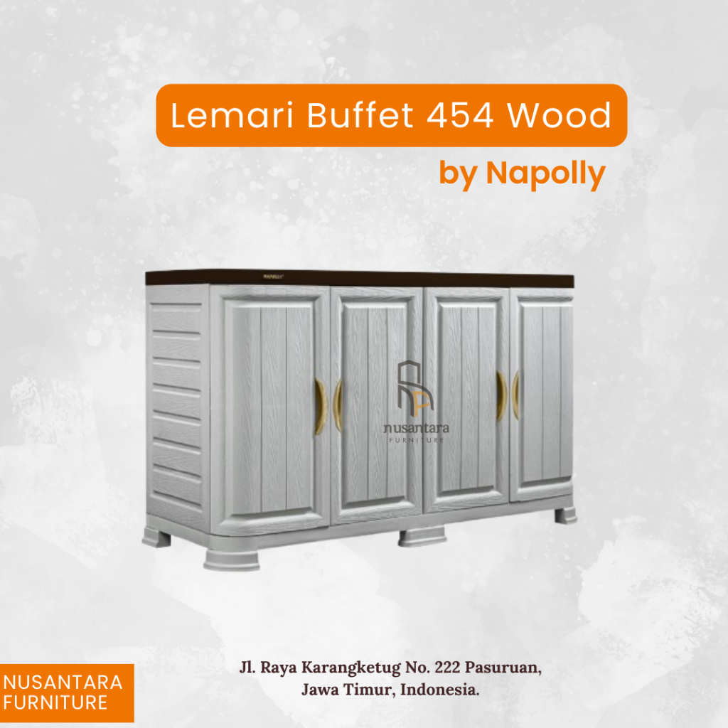 Jual "Lemari Buffet 454 Wood by Napolly" | Shopee Indonesia
