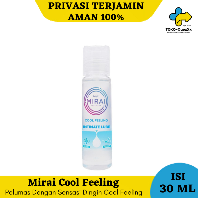 Jual Lubricant Mirai Cool Feeling Intimate Lube 30 ML - Pelumas Dengan Sensasi Rasa Dingin ...