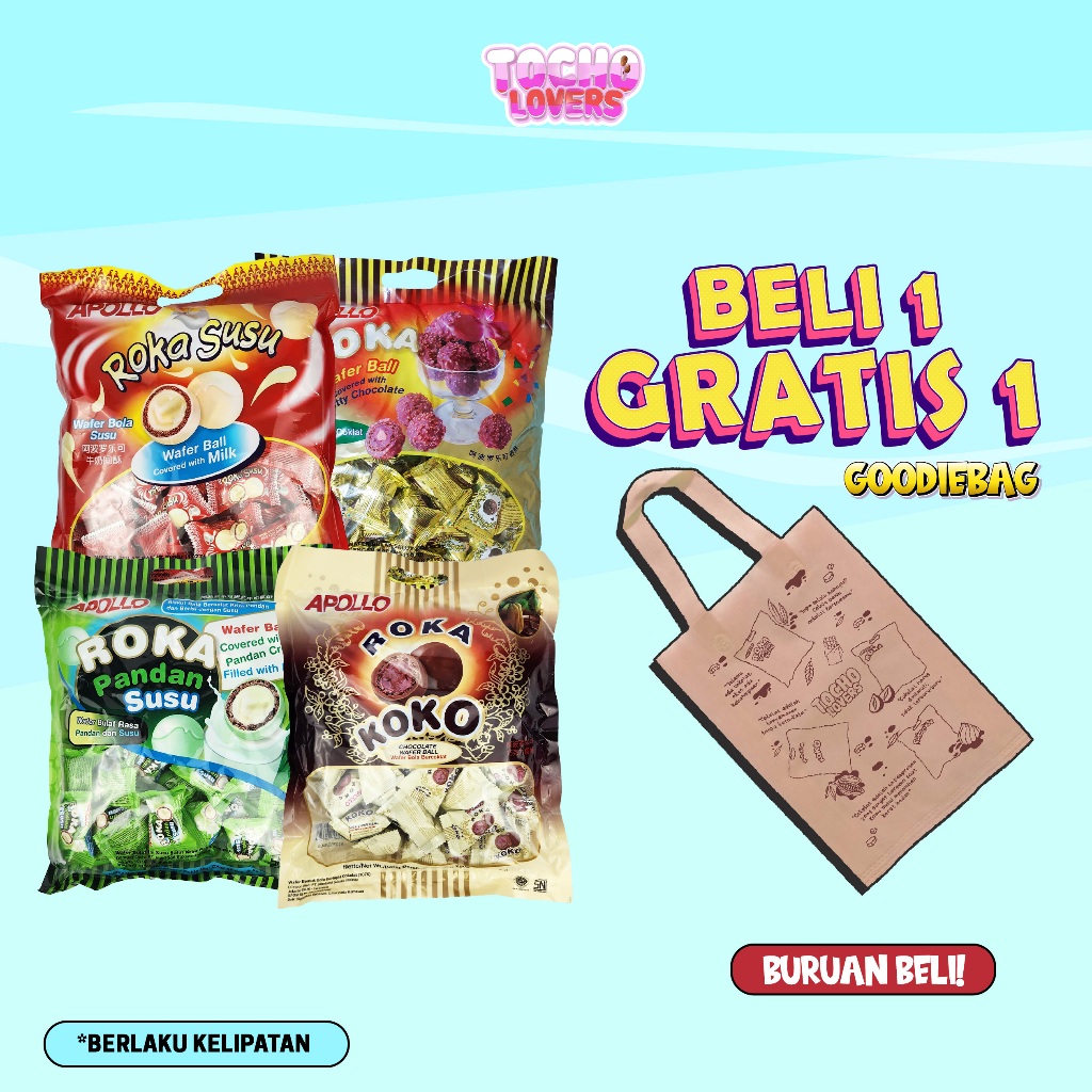 Jual Apollo Roka Wafer Ball Salut Coklat Kacang Snack Cemilan Manis ...