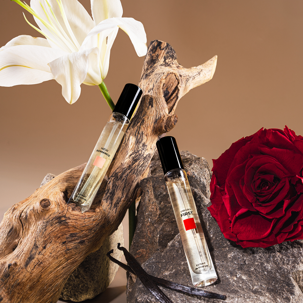 Jual aksen - BUNDLE : NEW ROMANCE & VIRGN's FIRST | 10ml - Extrait de Parfum | Shopee Indonesia