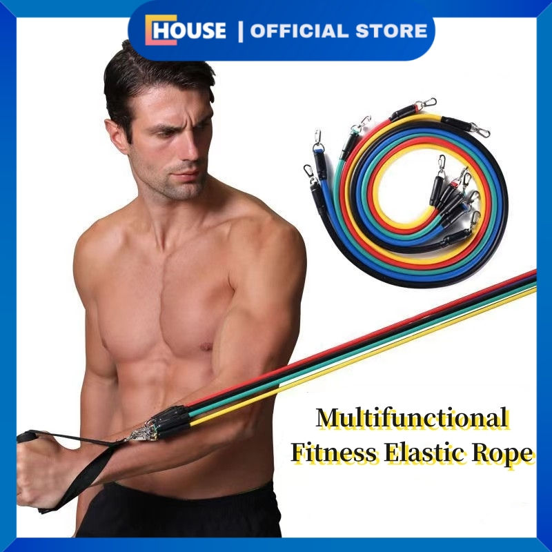 Jual (COD) Premium Long Resistance Band / Power Band / Karet Fitness ...