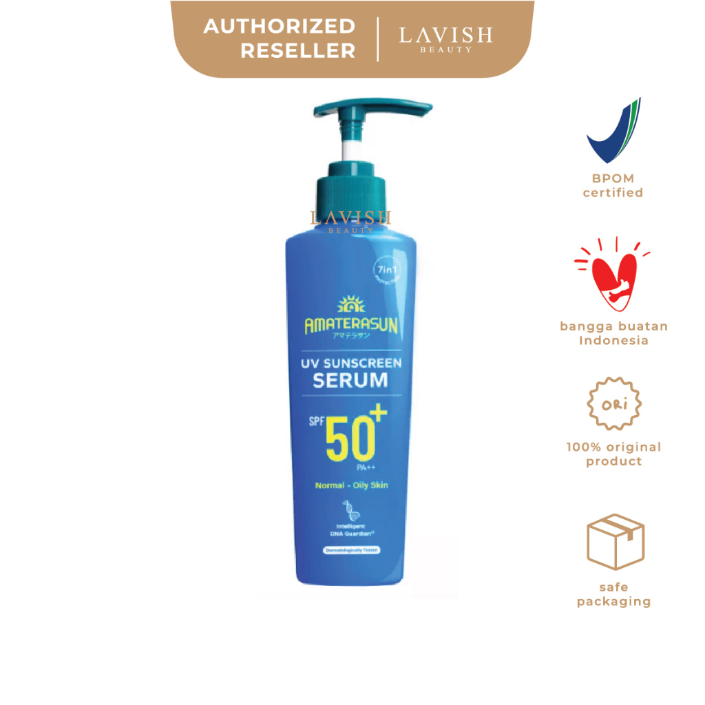 Jual AMATERASUN (JUMBO) UV Sunscreen Serum SPF 50+ PA++ (240gr ...