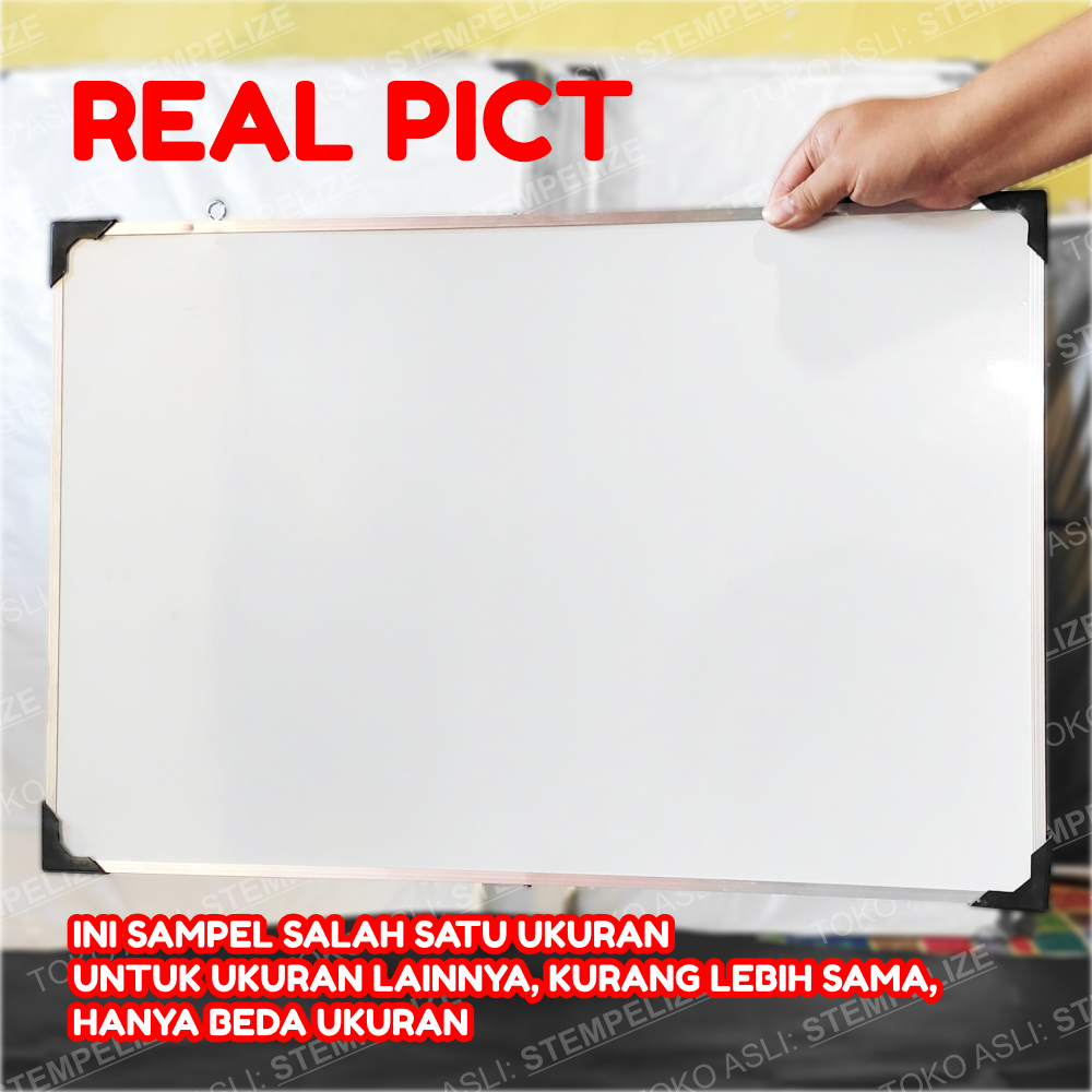 Jual Papan Tulis White Board / Whiteboard Putih Ukuran Besar Kecil ...