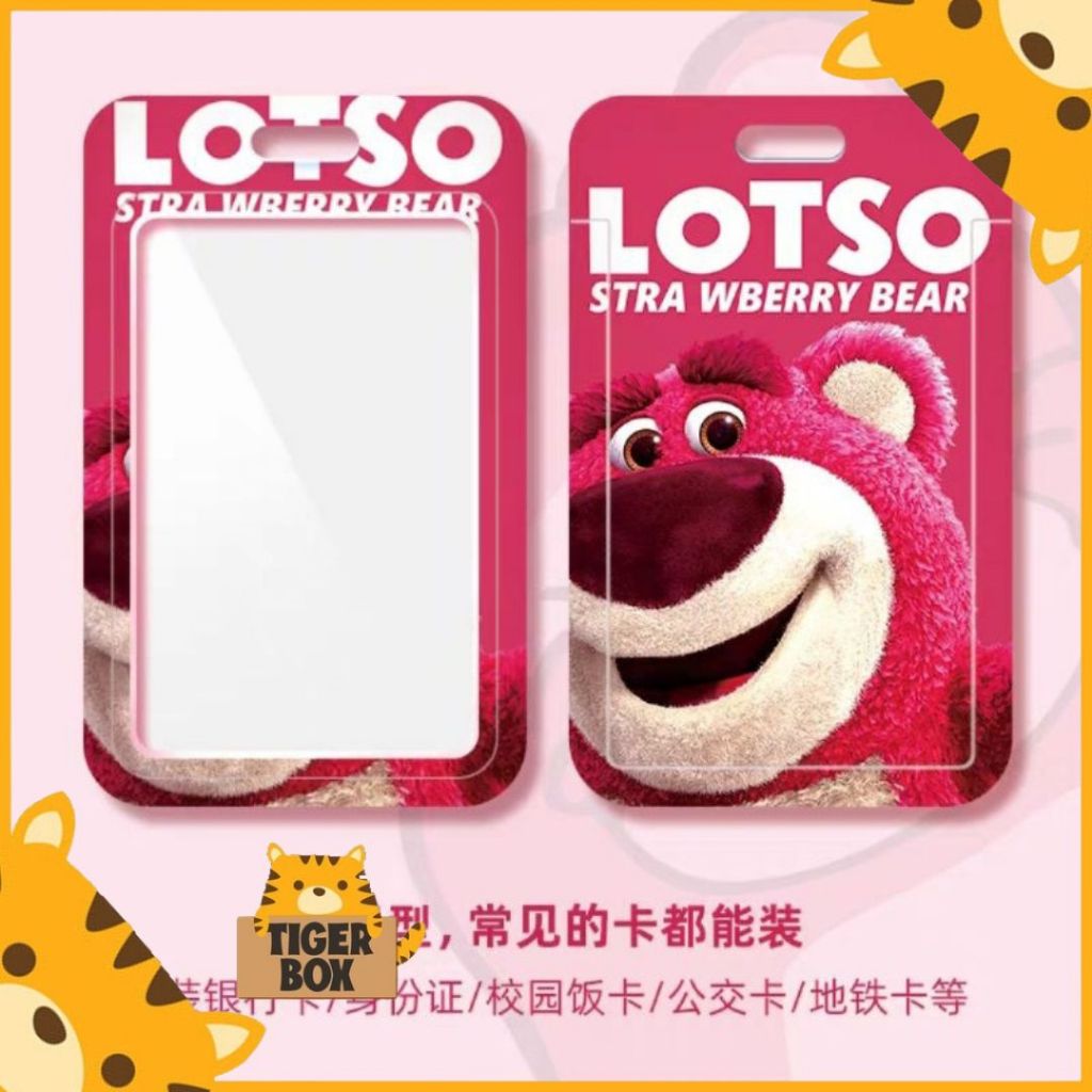 Jual ID CARD Holder Cartoon Sanrio Gantungan Kunci Motif Lotso Doraemon ...