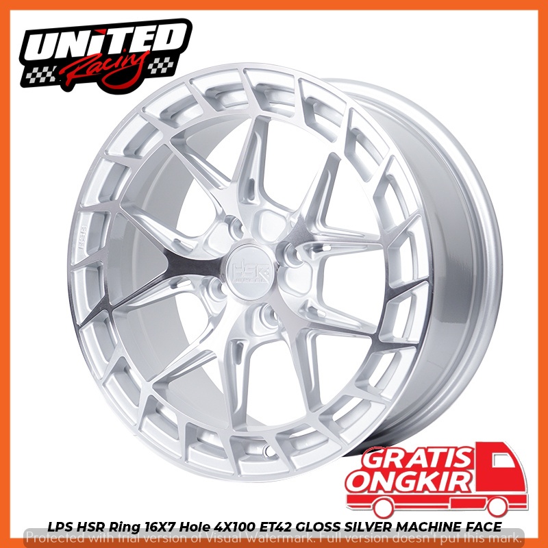 Jual VELG MOBIL AYLA IGNIS SWIFT JAZZ VIOS R16 HSR LPS SILVER CHROME RING 16 PCS LUBANG 4X100 ...